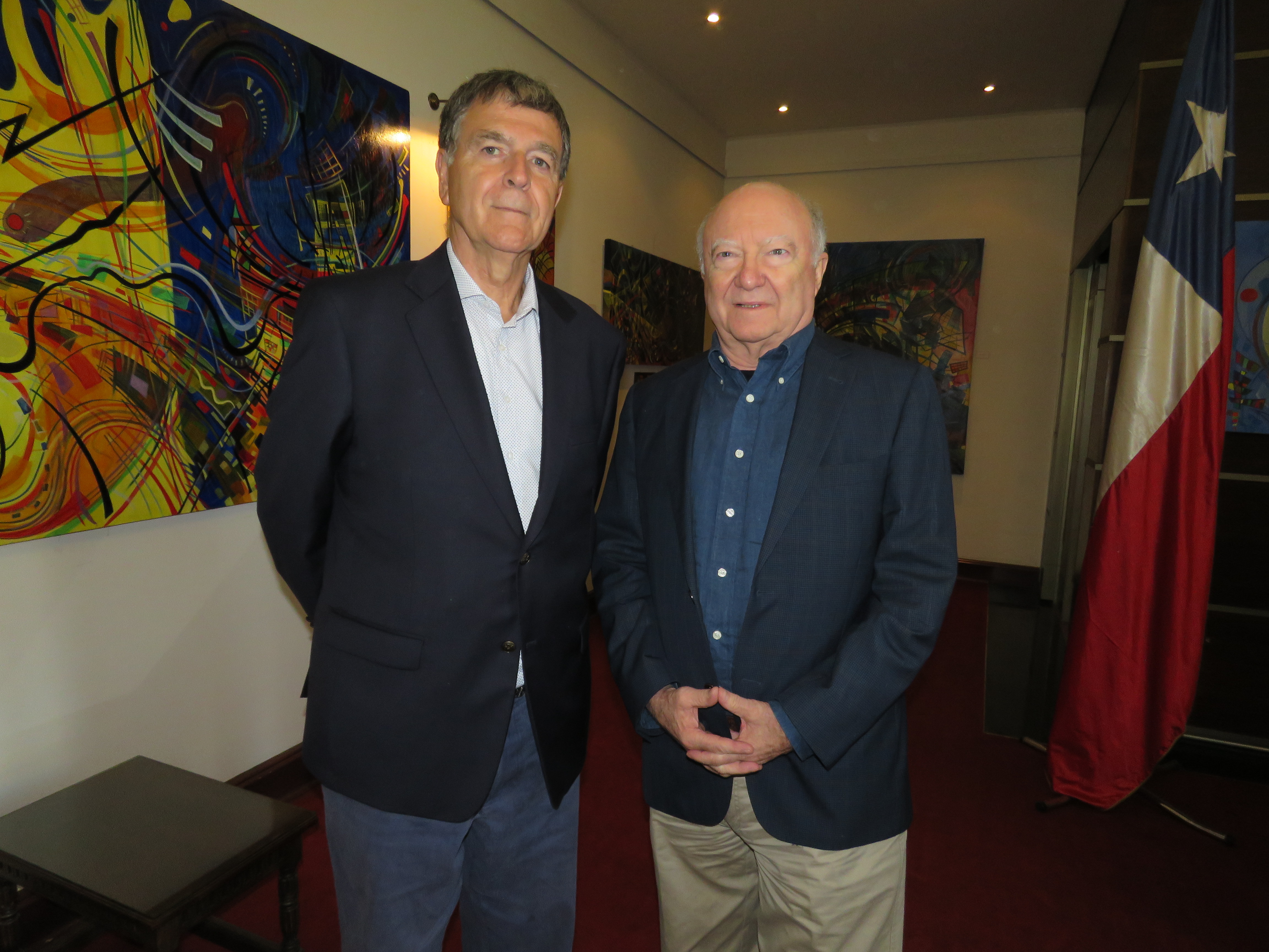 Mauricio Camus expone sus obras en el Club Concepción