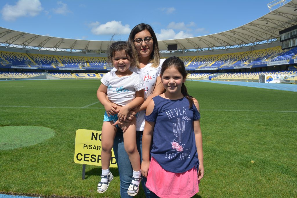 Estadio Ester Roa Rebolledo recibió pasajeros del bus eléctrico