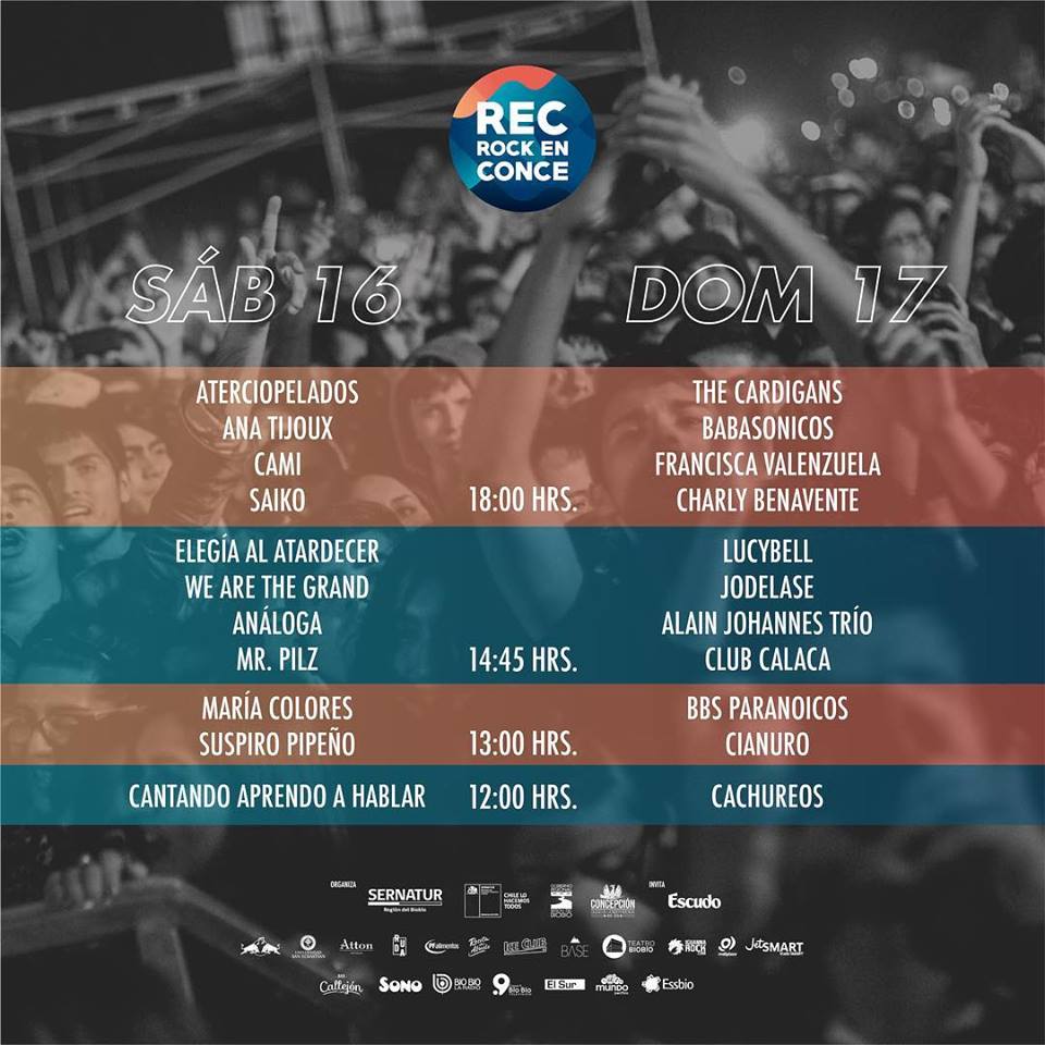 REC Rock en Conce 2019: conoce la programación y horarios
