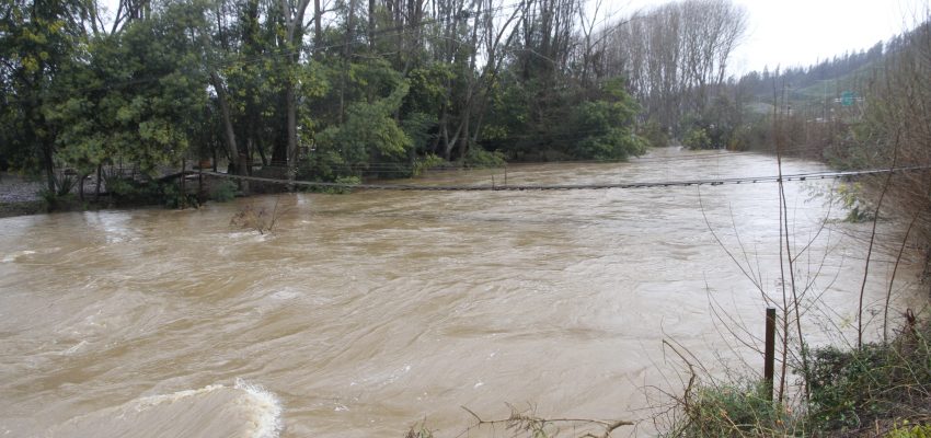 Declaran Alerta Roja comunal para Concepción por desborde de río Andalién