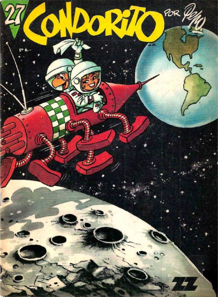 Condorito llegó a la Luna una década antes que la NASA