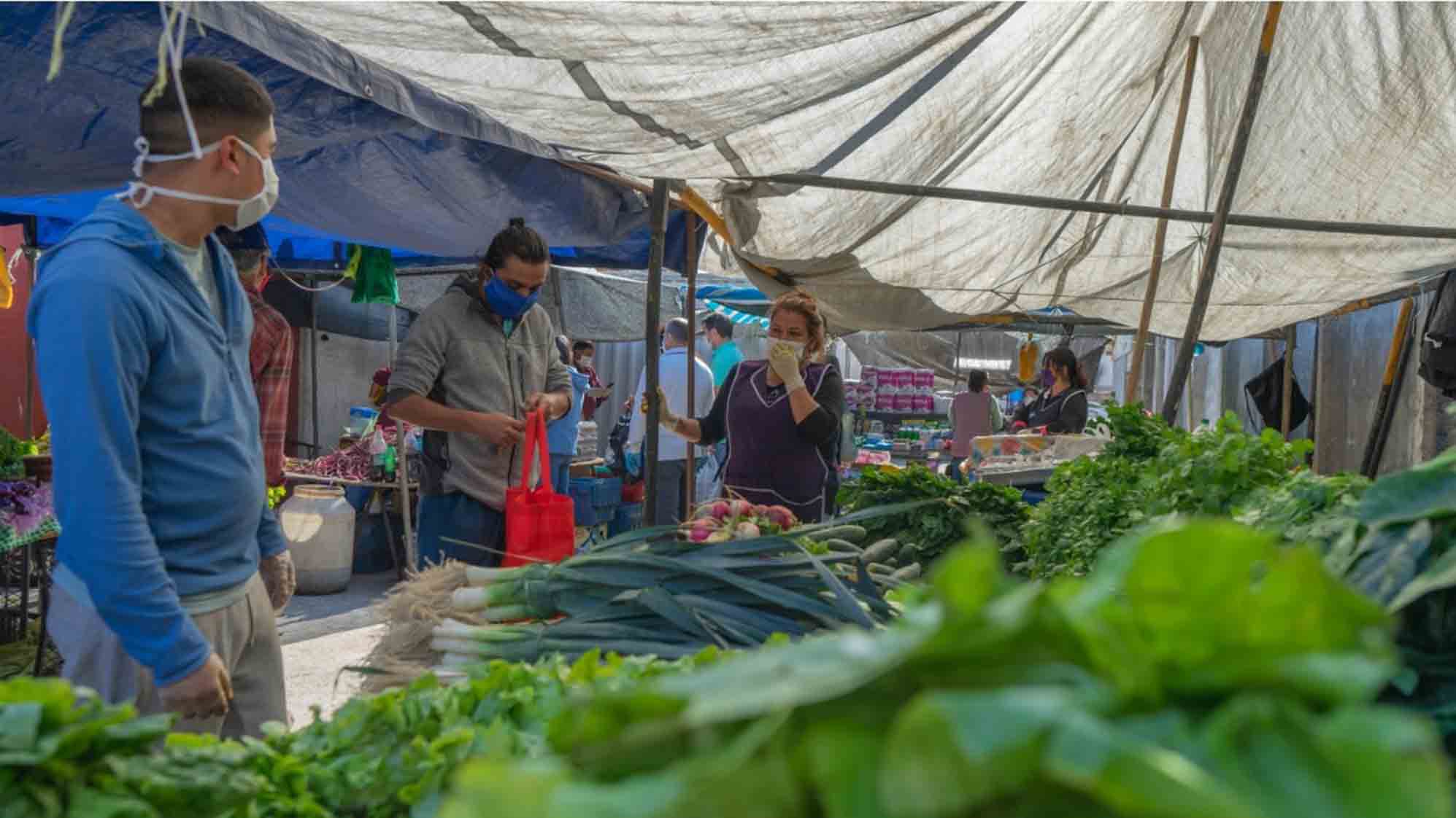 Habilitan acceso sanitizado para mercado en Penco
