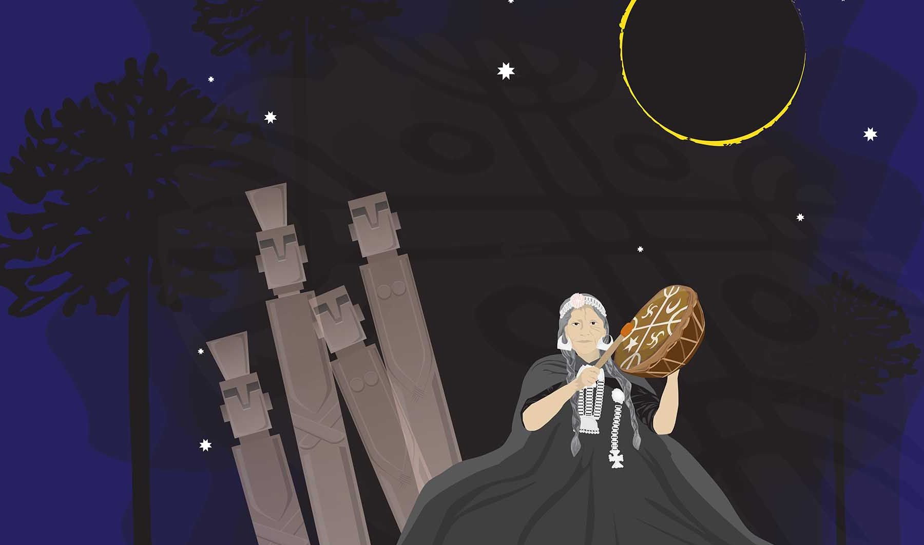 Eclipse solar como oportunidad para realzar riqueza de la cultura mapuche