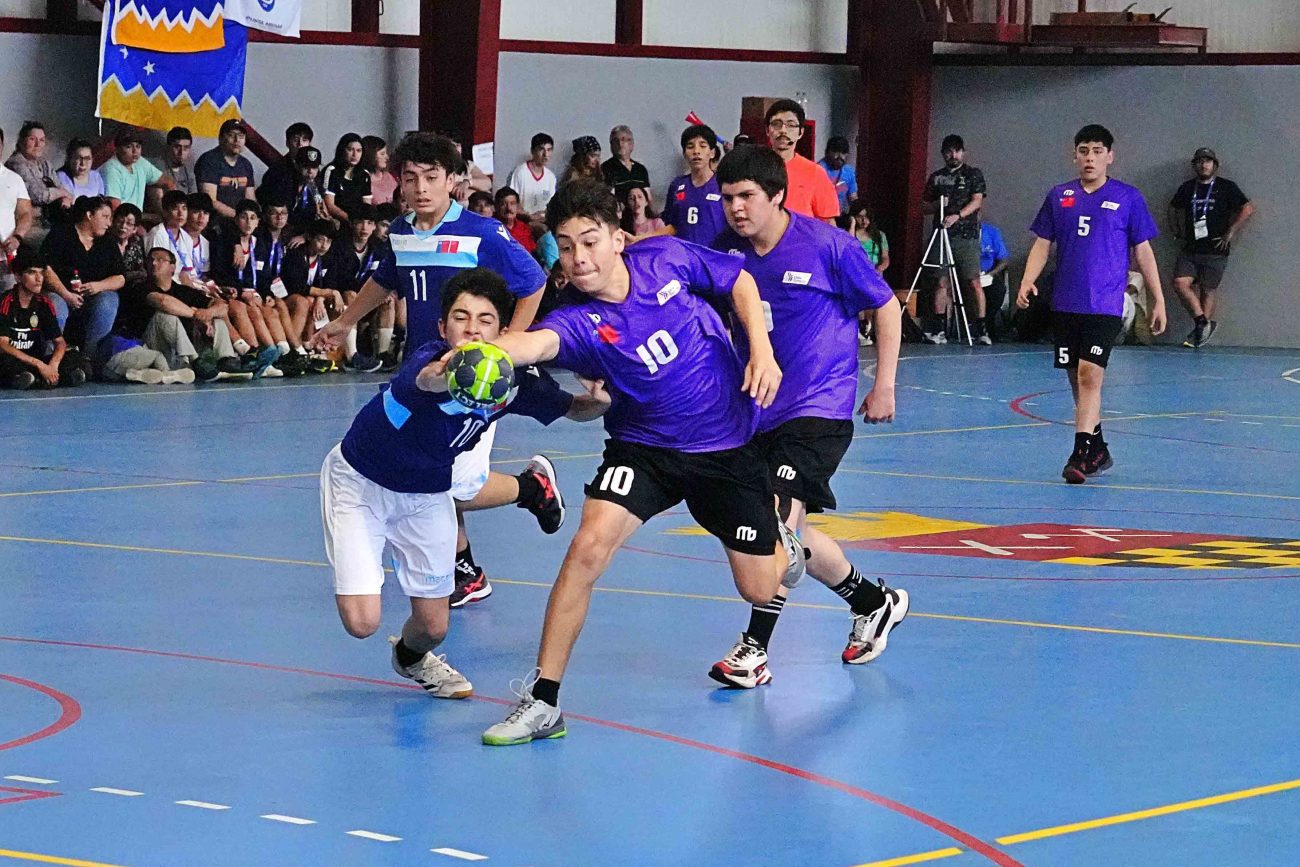 Biobío rozó el podio en el balonmano de los JDE