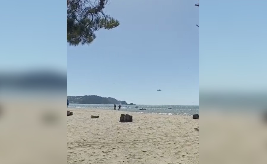 Sigue la búsqueda de familia arrastrada por corriente marina en Pingueral