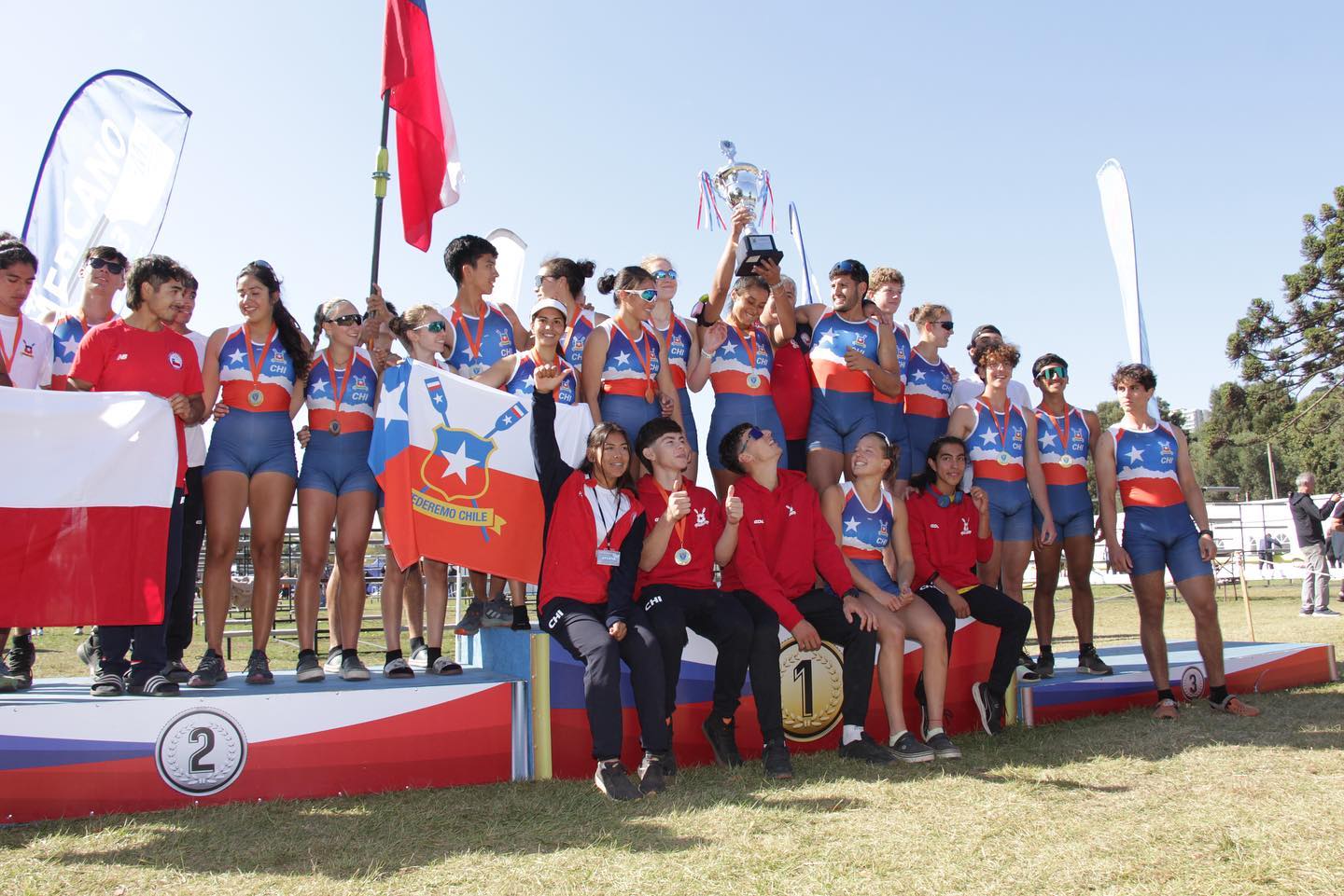 Chile se tituló campeón sudamericano de remo en Laguna Grande