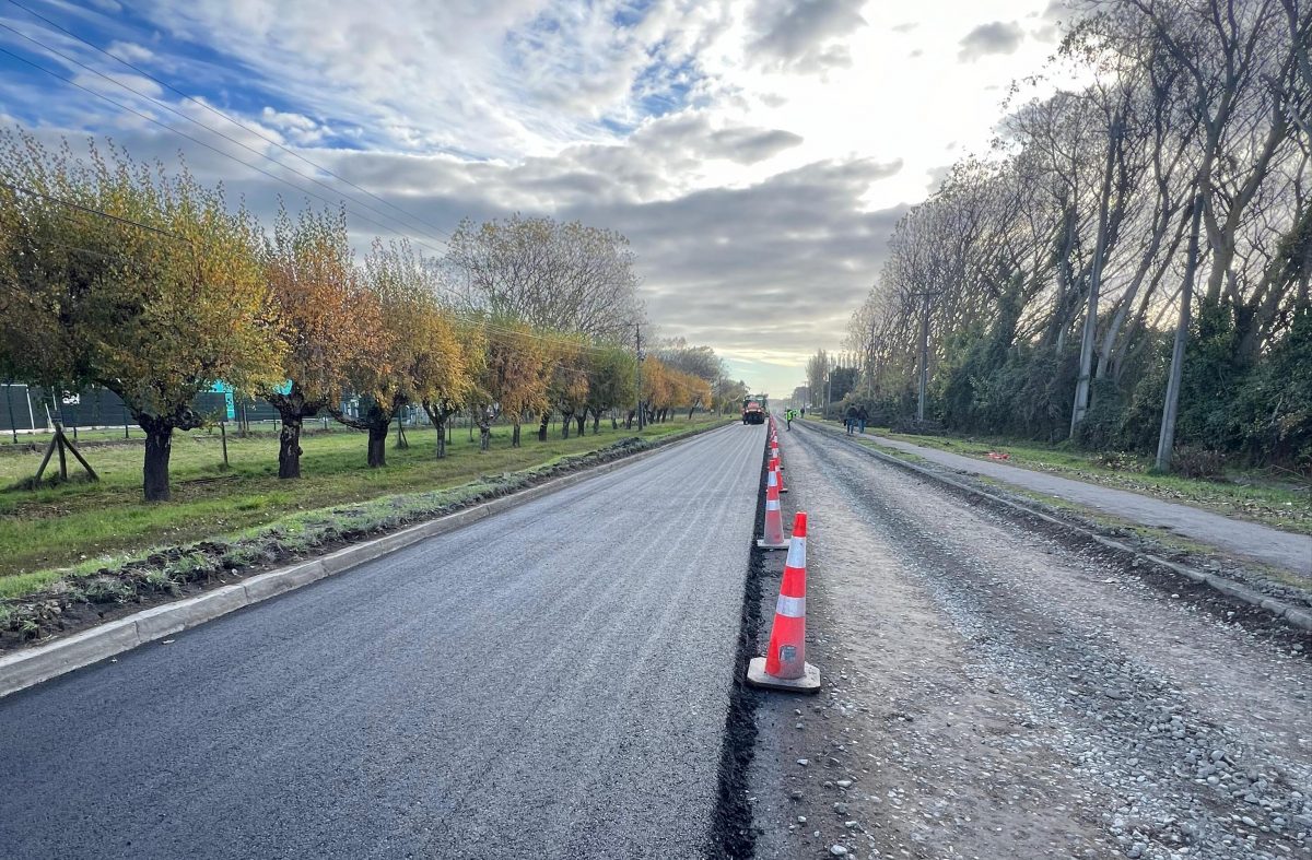 Obras de mejoramiento de camino a Lenga serán entregadas en julio
