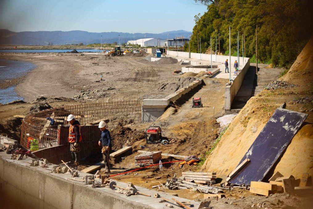 68% de avance presentan obras de recuperación en Caleta El Morro